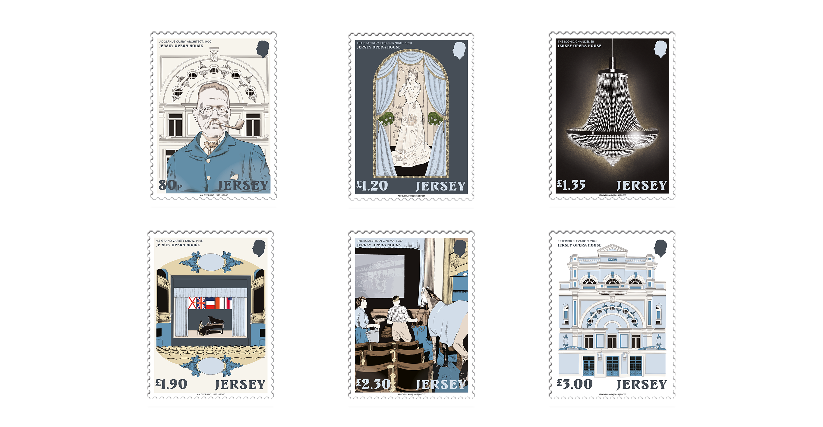 Jersey Post celebrates 125 Years of the Opera House – Jersey Stamps