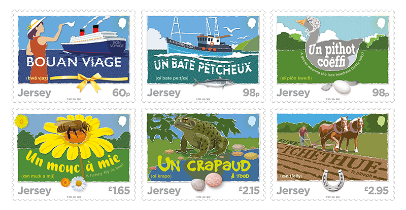 Jèrriais 2 a Celebration of Native Languages – Jersey Stamps