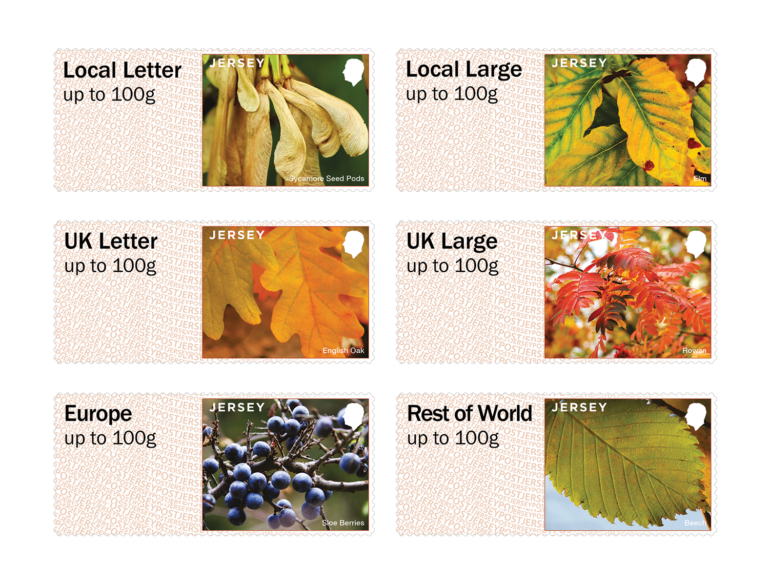 Colours of Autumn: Jersey Post & Go Stamps Mark the Changing Season ...
