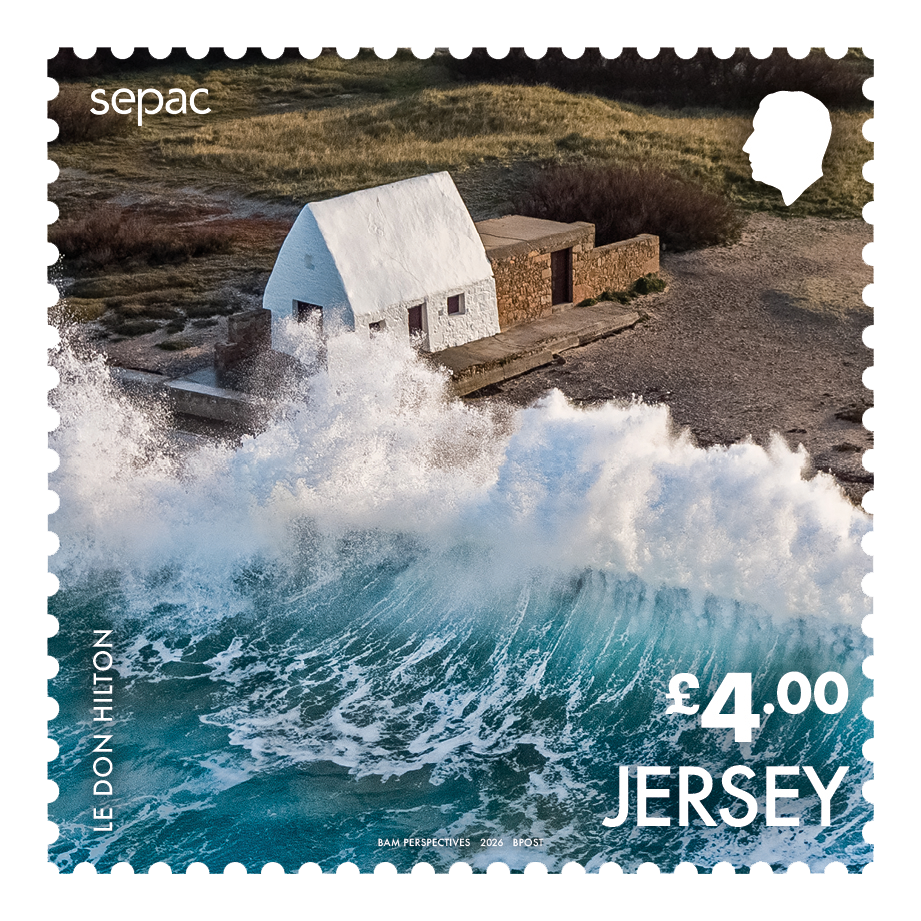 SEPAC Iconic Landmarks from the Air – Jersey Stamps