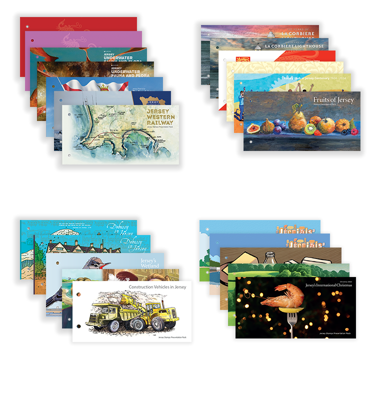 2024 Presentation Pack Collection + Binder – Jersey Stamps