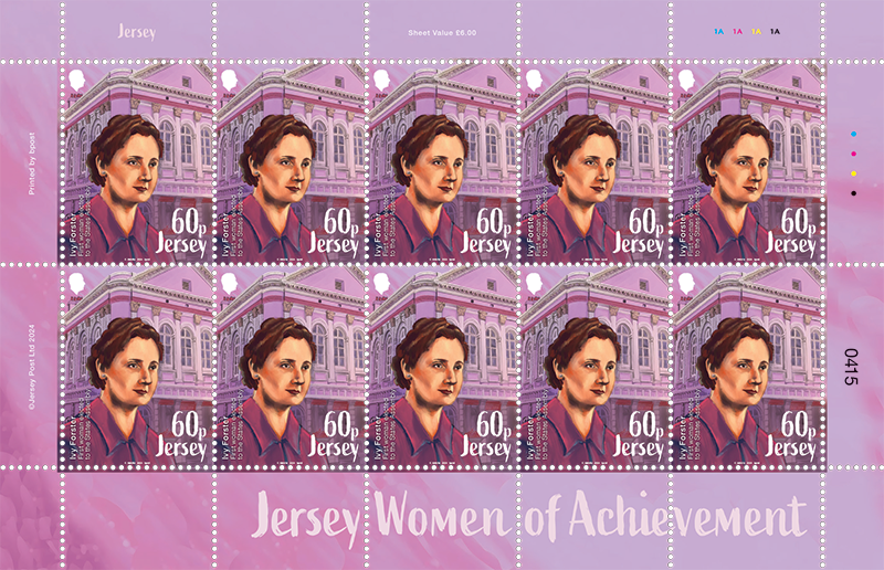 Jersey Women of Achievement - 60p Sheet – Jersey Stamps