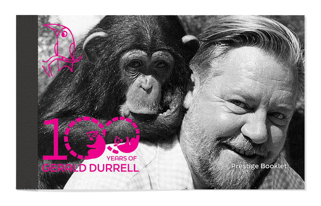 100 Years of Gerald Durrell: Dedication - Prestige Booklet – Jersey Stamps