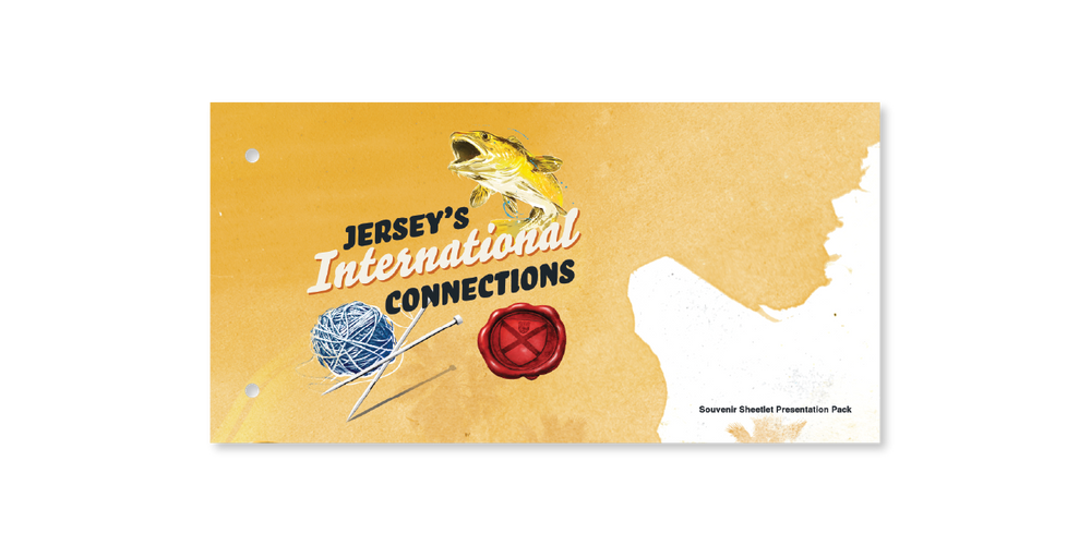 Jersey's International Connections - Souvenir Sheetlet Presentation Pa ...