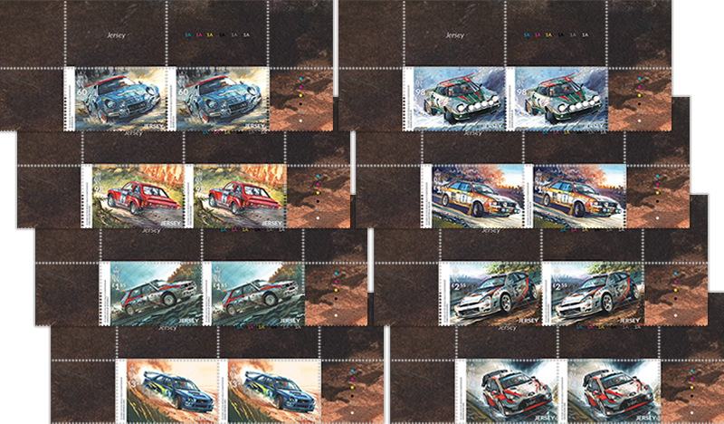 World Rally Championships - Pair – Jersey Stamps