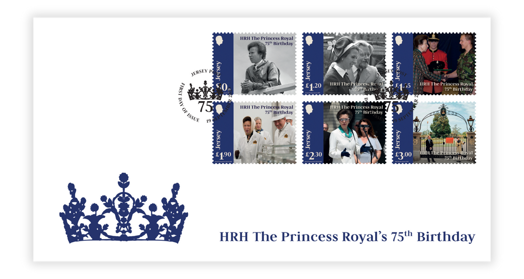 HRH The Princess Royal's 75th Birthday - Stamps First Day Cover ...