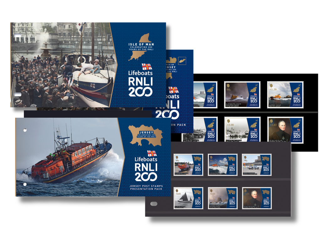Pan-Island RNLI Presentation Packs Collection – Jersey Stamps