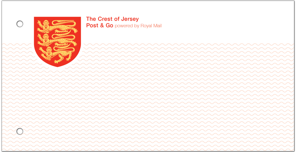 Post & Go B002: Crest of Jersey Stamps Presentation Pack