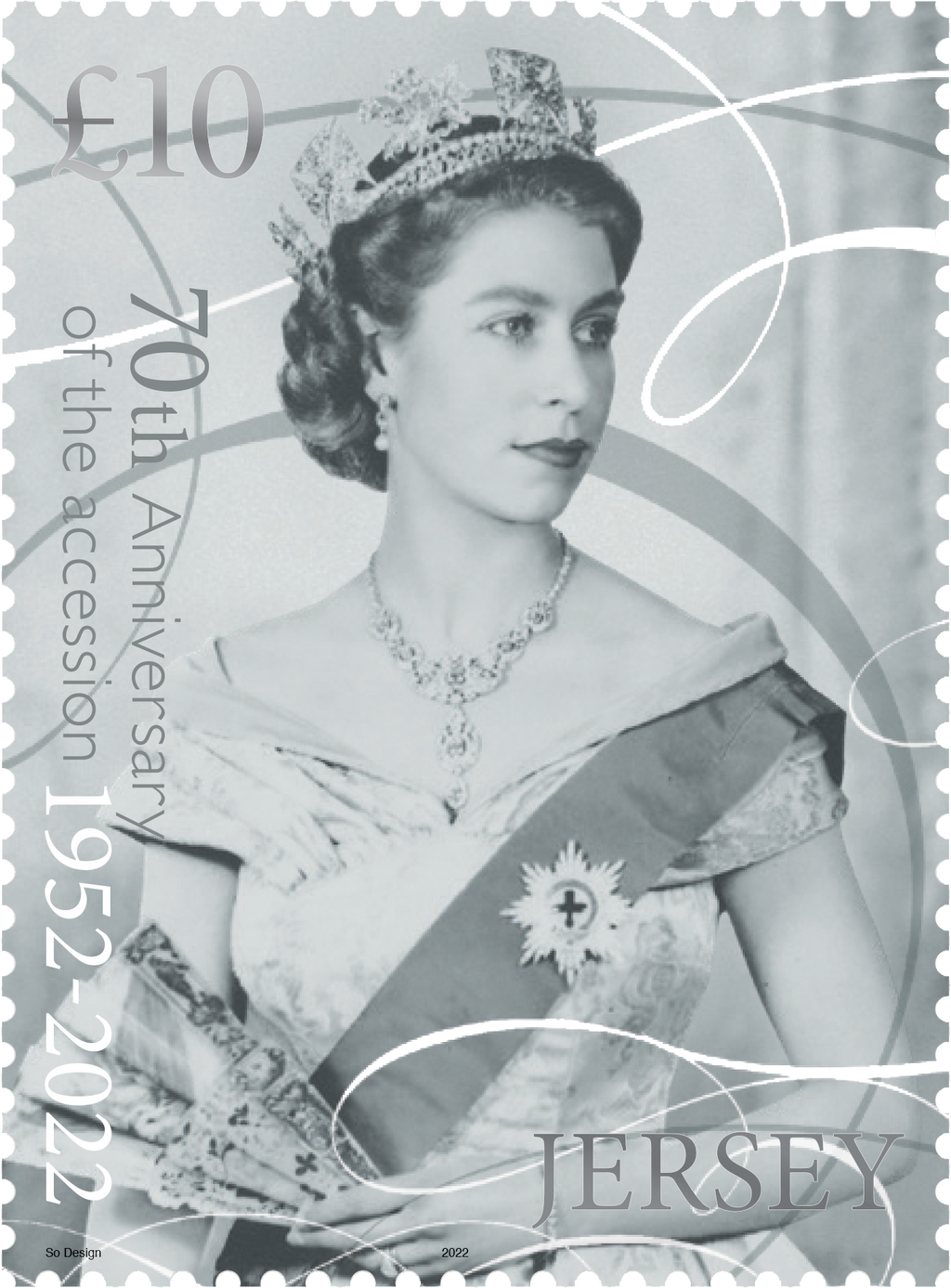 Her Majesty Queen Elizabeth II - Platinum Jubilee - Stamp – Jersey Stamps