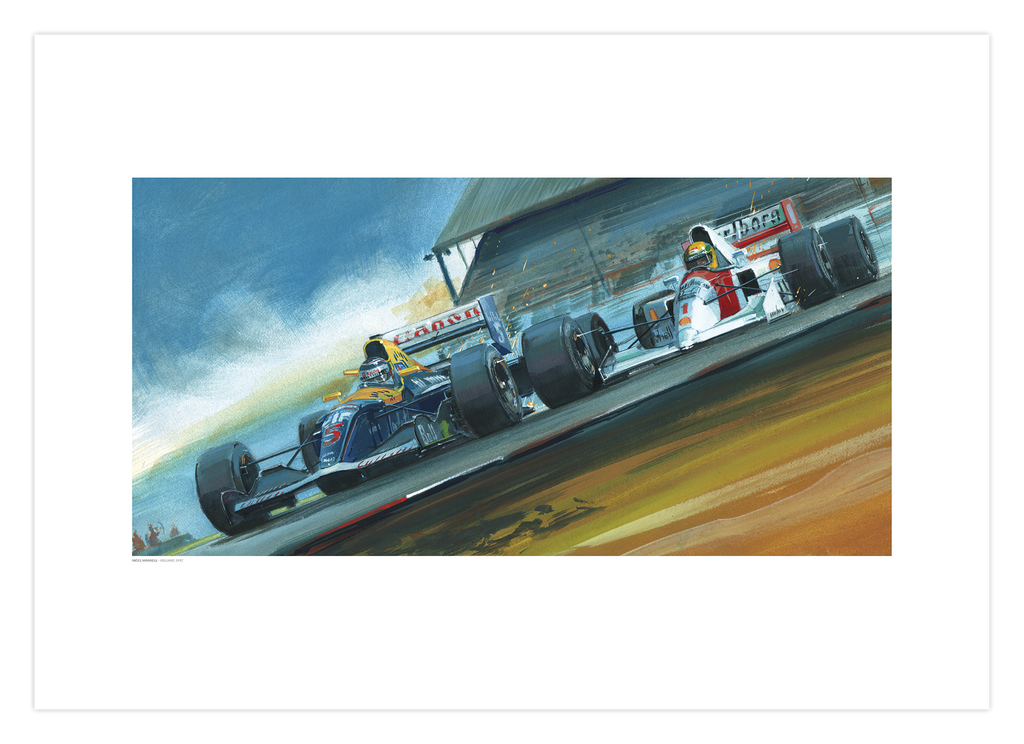 Buy Now | Formula One Art Prints | Nigel Mansell, Williams 1992 ...