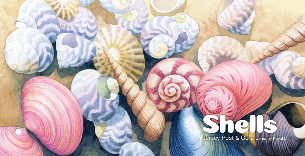 Post & Go B002: Shells - Stamps Presentation Pack – Jersey Stamps
